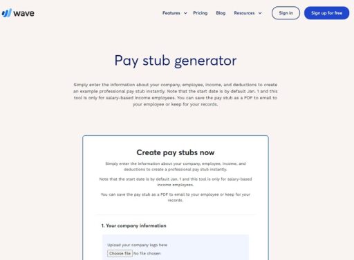 Best Free Pay Stubs Generator Online - Sweepstakesbible Blog