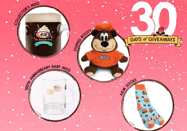 30 Days of Giveaways 2022: Win A&W Prize Packs (36 Winners ...