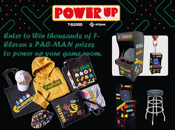 7 Eleven Rewards Sweepstakes: Win Pac-Man Arcade Machine & More (2,800 ...