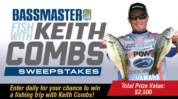 Bassmaster.com Fish with Keith Combs Sweepstakes | SweepstakesBible