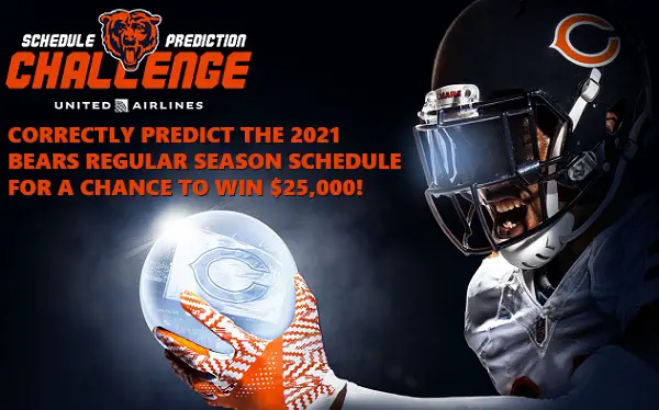 Chicago Bears Schedule Prediction Contest 2021 | SweepstakesBible