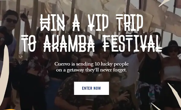 Cuervo X Akamba Music Festival Sweepstakes | SweepstakesBible
