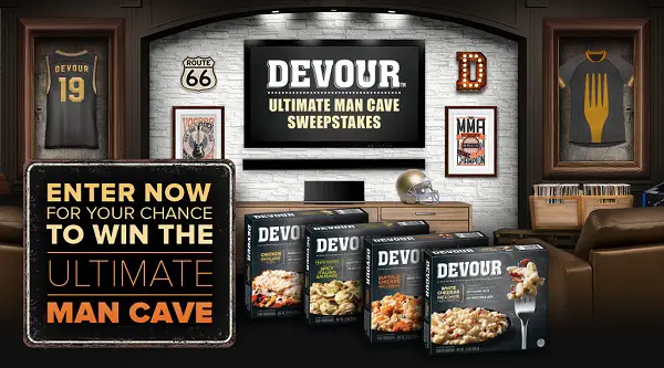 Devour-foods.com Ultimate Man Cave Sweepstakes | SweepstakesBible