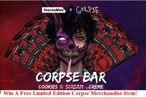 Win Free Feastables Corpse Merchandise Giveaway (25 Winners) | SweepstakesBible