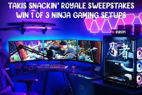 Win 1 of 3 Ninja Gaming setups for Free | SweepstakesBible