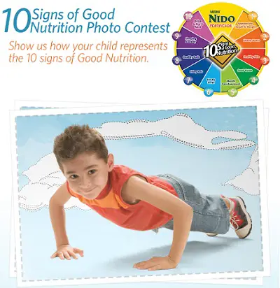 Nestle NIDO: 10 Signs of Good Nutrition Photo Contest | SweepstakesBible