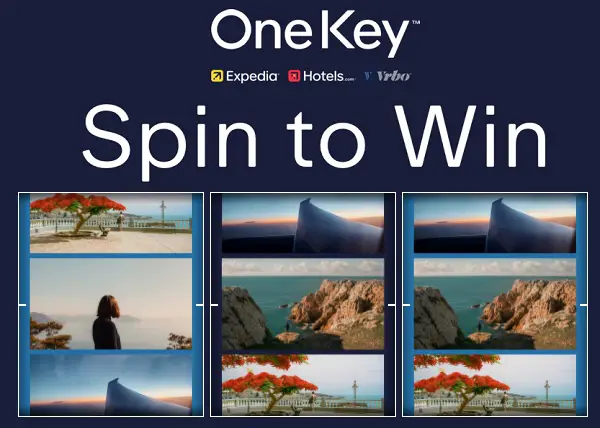 Expedia One Key Spin to Win Sweepstakes: Win $10000 in OneKeyCash ...