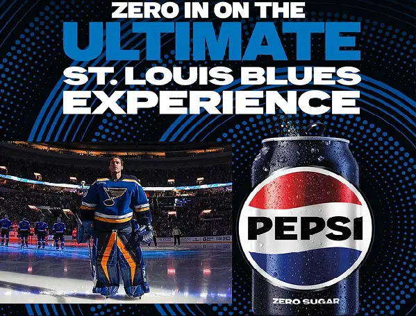 Pepsi Zero Sugar St Louis Blues Giveaway: Win Free Game Tickets, Ice ...