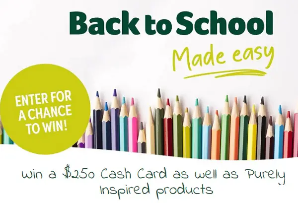 Purely Inspired Back to School Giveaway: Win Cash and Nutritious ... Purely Inspired Back to School Giveaway: Win Cash and Nutritious ...