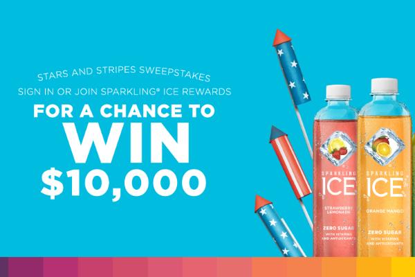 Sparkling Ice Rewards Sweepstakes: Win $10,000 Cash For Free ...