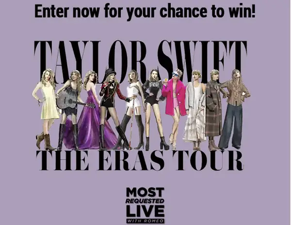 Taylor Swift Flyaway Sweepstakes: Win Free Trip and Concert Tickets ...