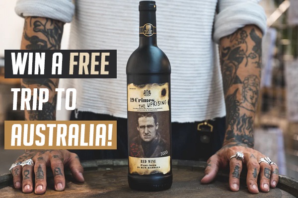 19 Crimes Partners in Wine Label Sweepstakes: Win a Free Trip to ...