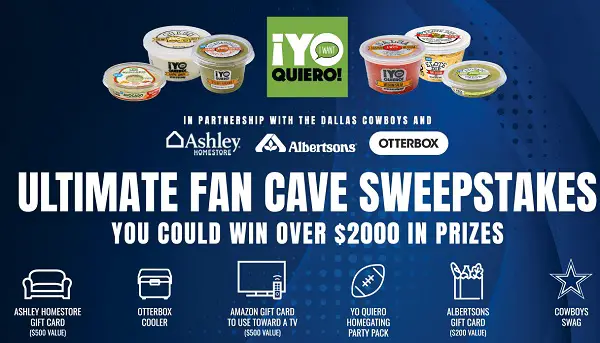 Ultimate Fan Cave Sweepstakes: Win $2000 in Free Gift Cards ...